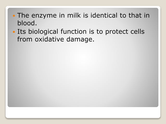 Chemistry of milk enzymes | PPTX | Chemistry | Science