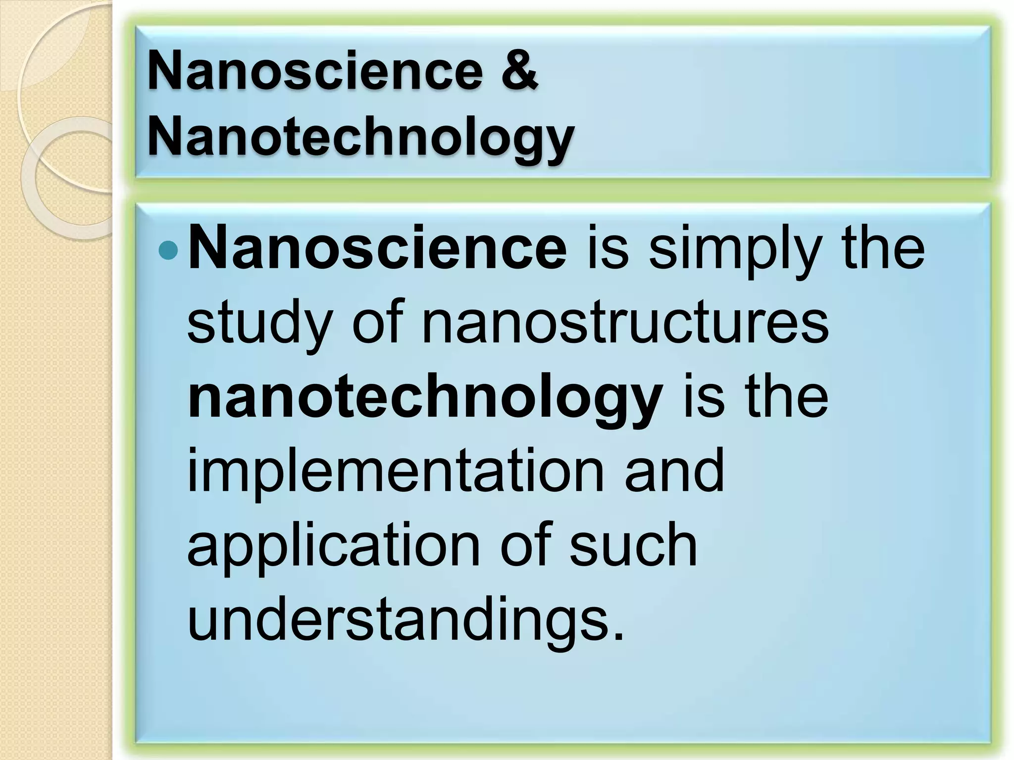 Chemistry of nanomaterials introduction | PPTX