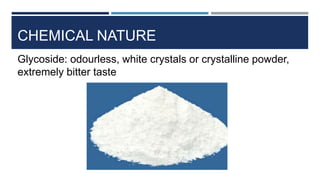 Chemistry of natural products | PPTX