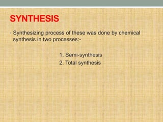 Chemistry of natural products nnt | PPTX