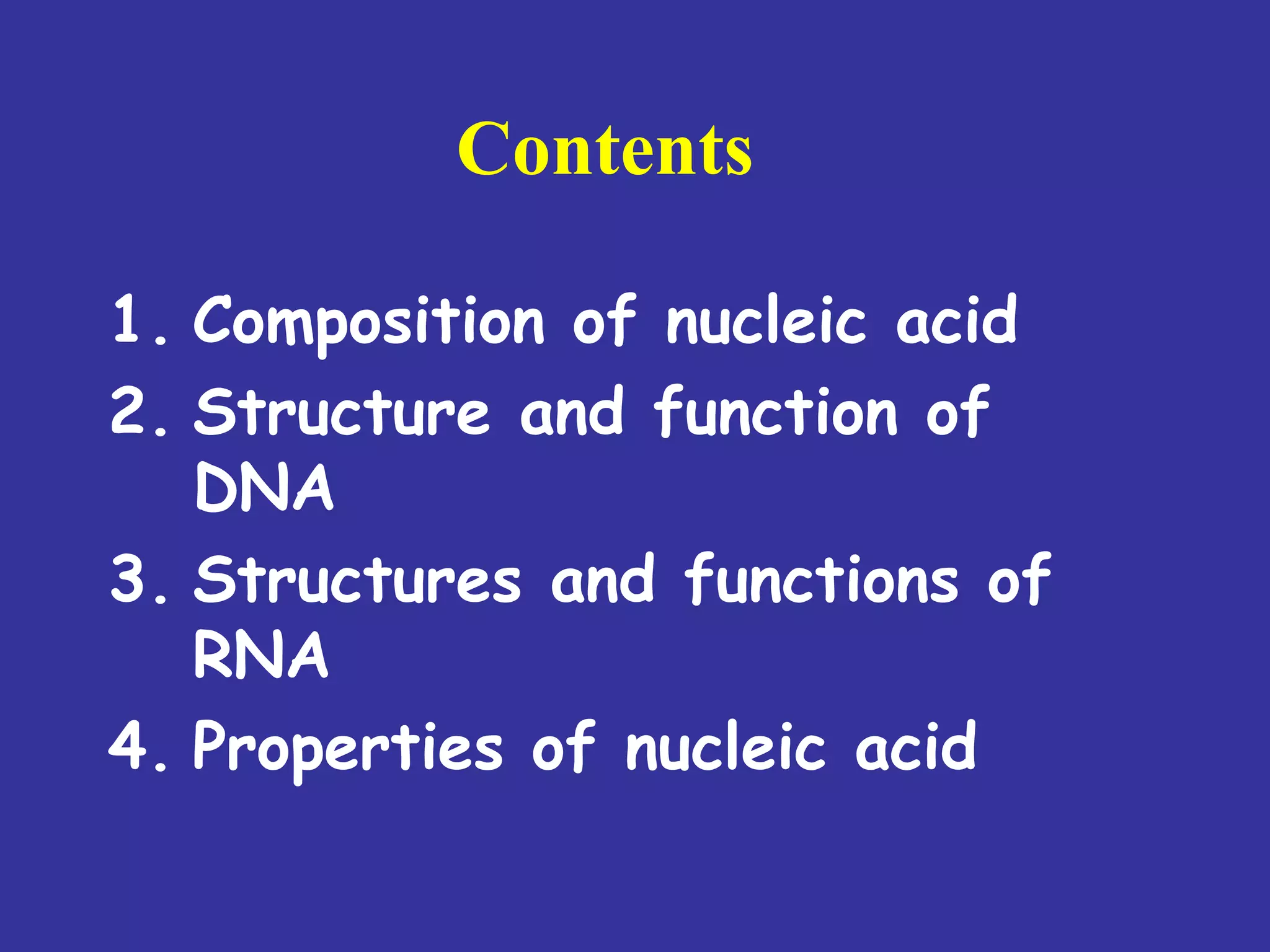 Chemistry of nucleic acids | PPT