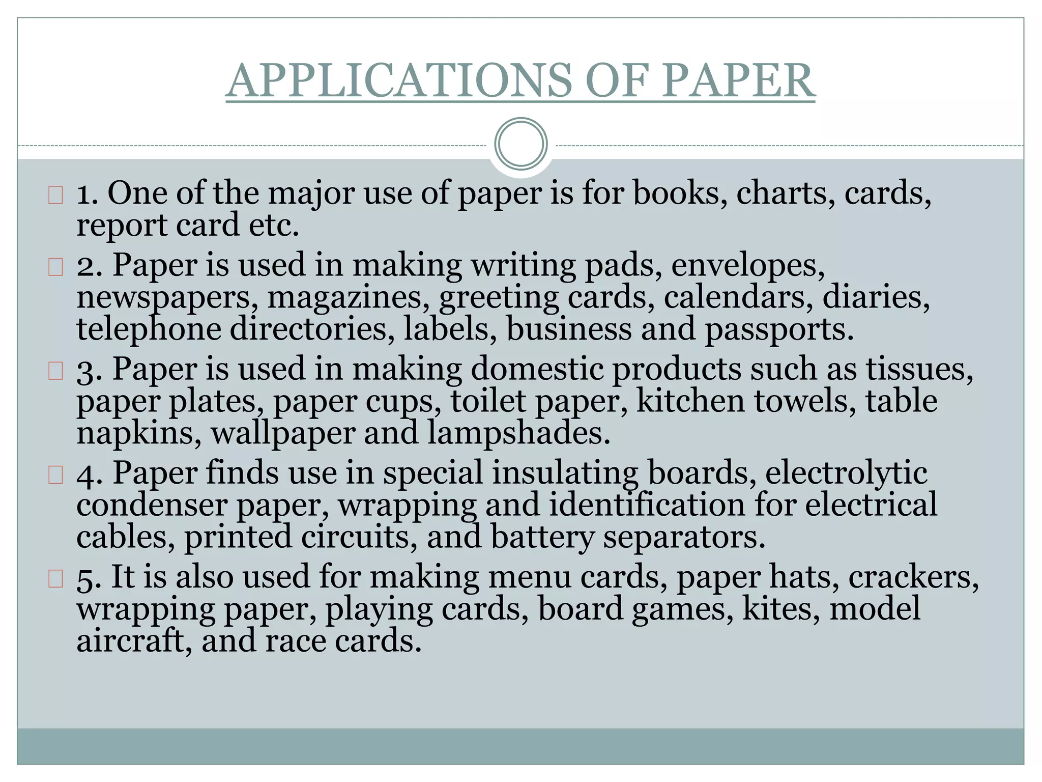 Chemistry of papermaking - Around 3000 chemicals used in paper making ...