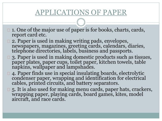Chemistry of papermaking - Around 3000 chemicals used in paper making ...