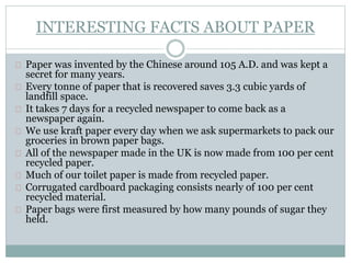 Chemistry of papermaking - Around 3000 chemicals used in paper making ...
