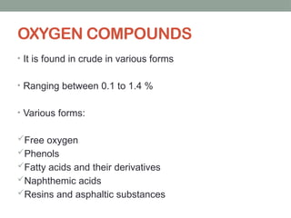 CHEMISTRY OF PETROLEUM- Economic geology | PPTX