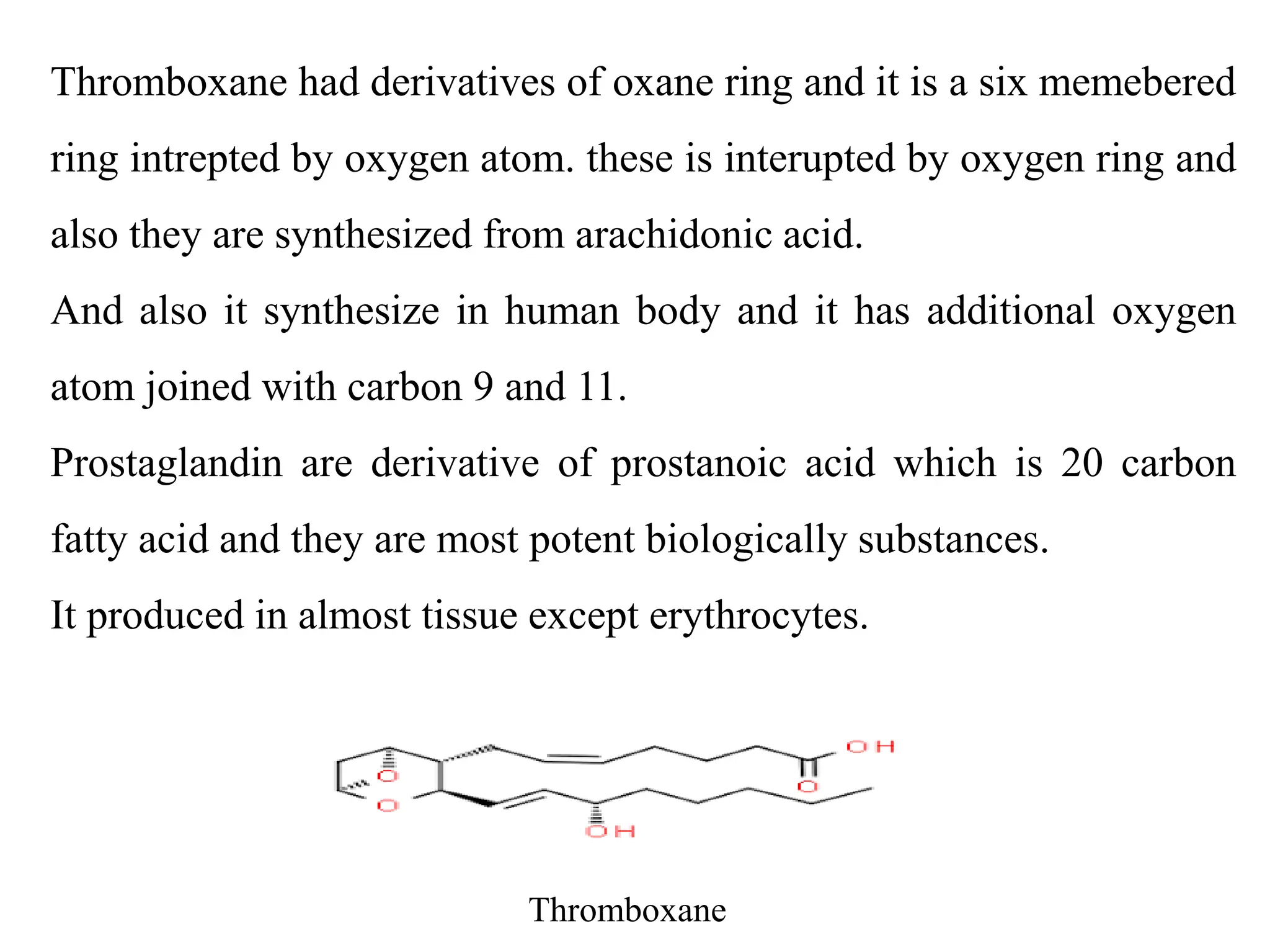 Chemistry of Prostaglandins,Leukotrienes and Thromboxanes.pptx