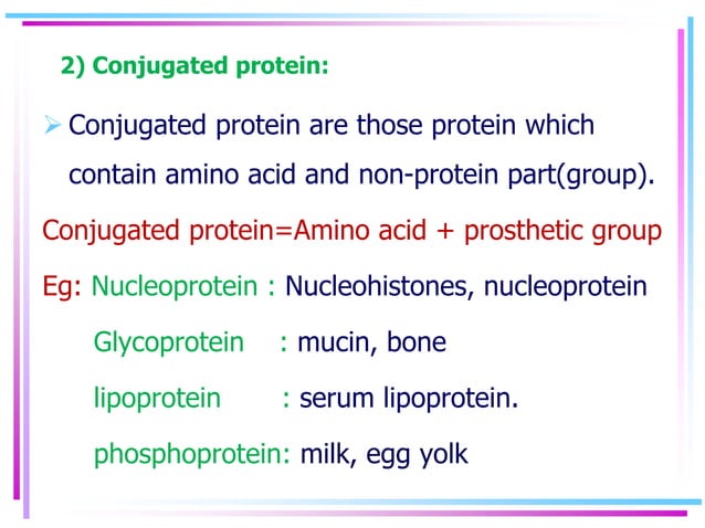 chemistry of protein.ppt | Nutrition | Healthy Living
