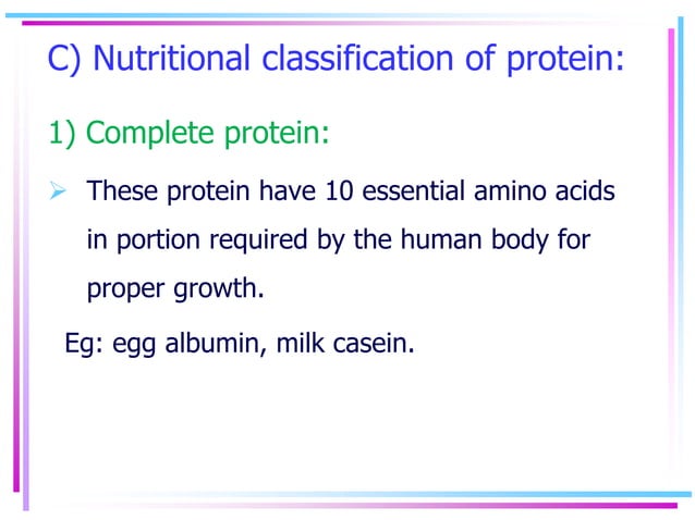 chemistry of protein.ppt | Nutrition | Healthy Living