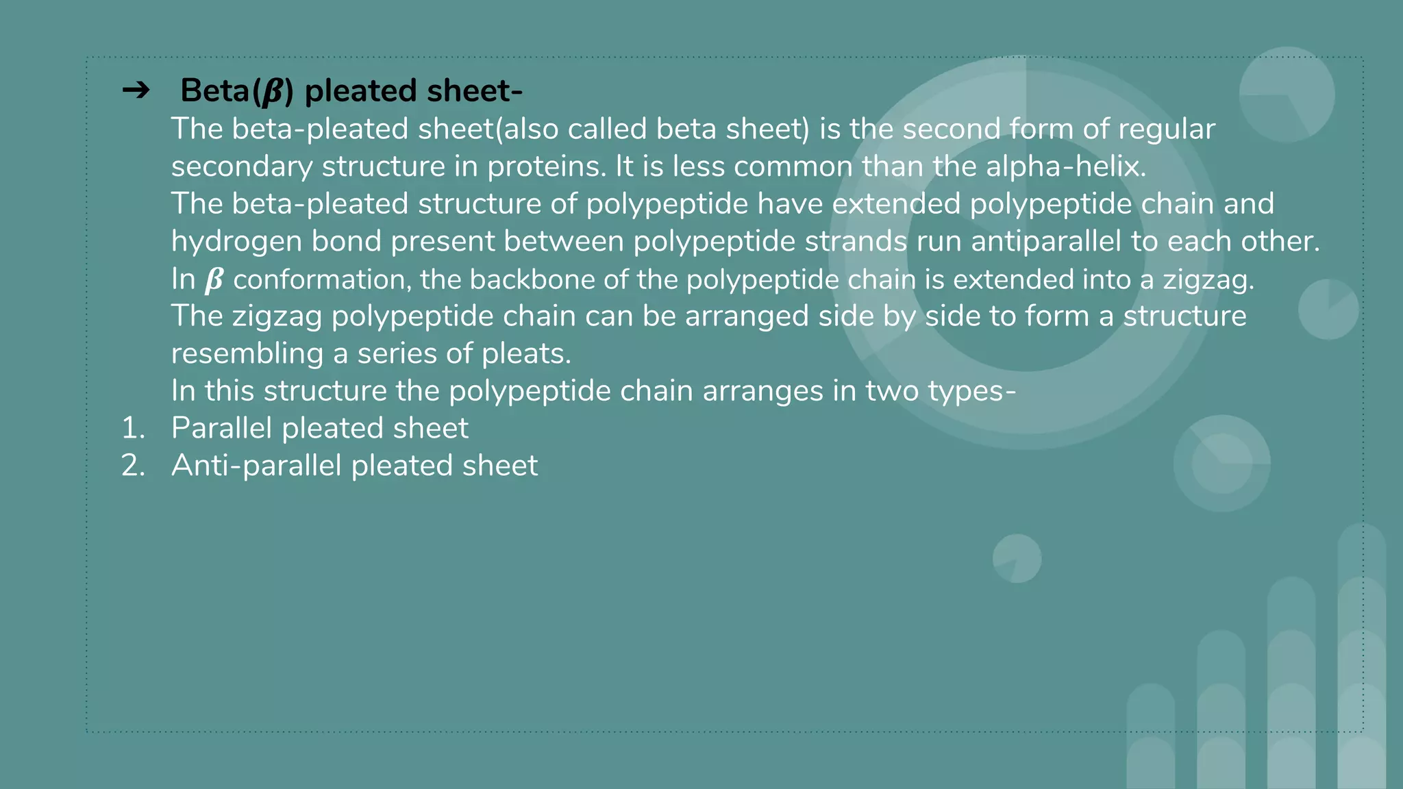 Chemistry of proteins, primary structure, secondary structure,alpha ...