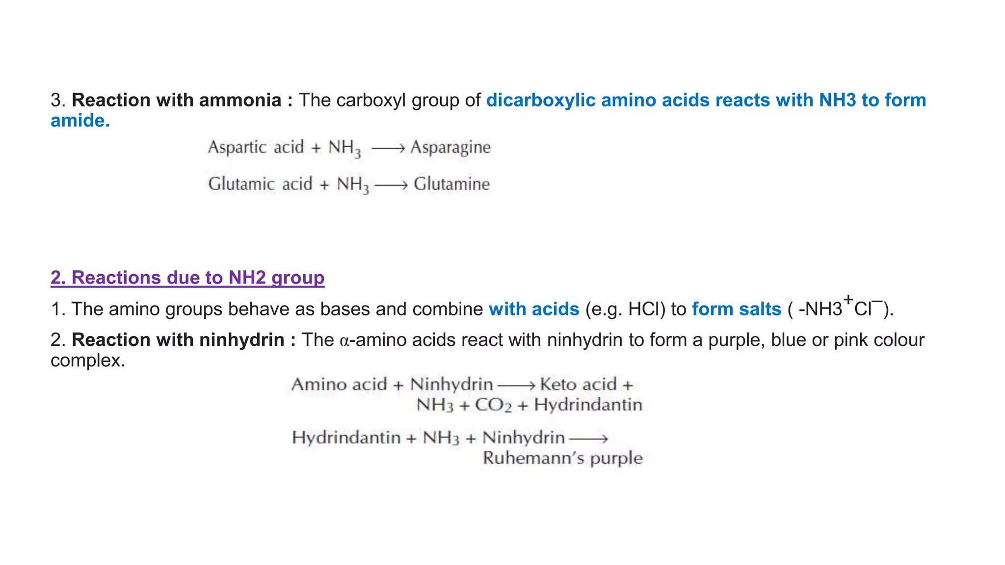 Chemistry of proteins | PPTX