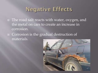 Chemistry of salt on roads | PPTX