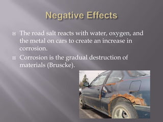 Chemistry of salt on roads | PPT