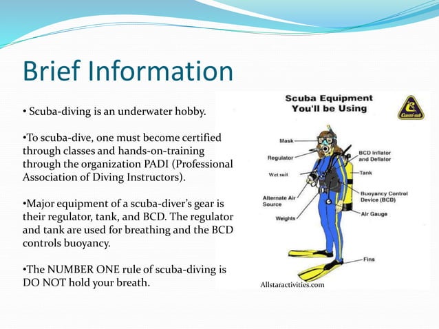 Chemistry of scuba diving ppt | PPTX | Lung and Respiratory Health ...
