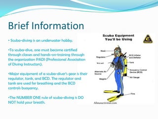 Chemistry of scuba diving ppt | PPTX