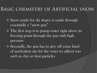 Chemistry of snow | PPTX