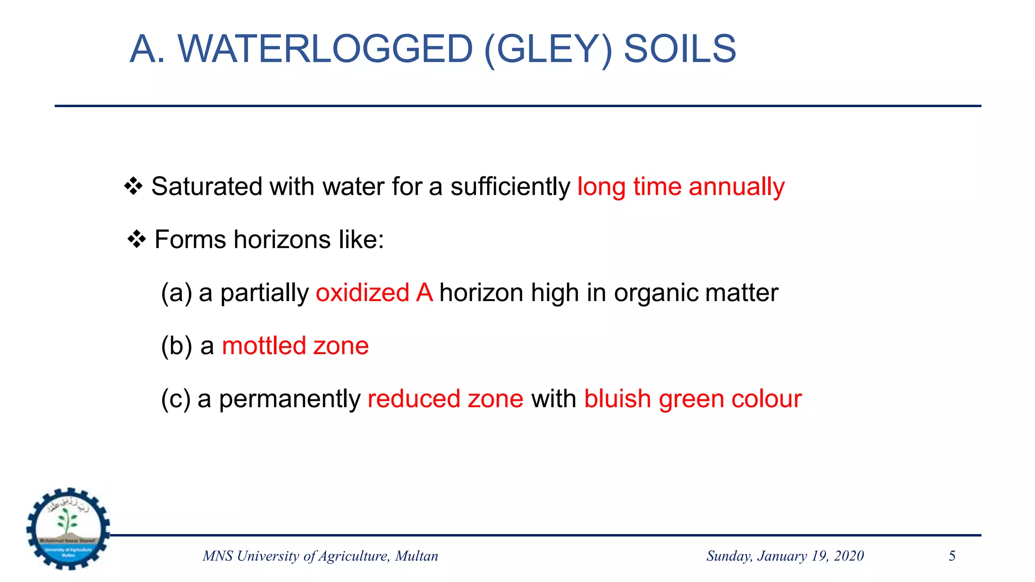 Chemistry of Submerged Soils | PDF
