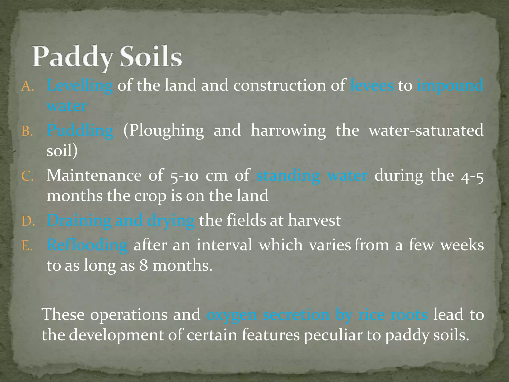 Chemistry of submerged soils re | PPTX