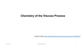 Chemistry of the viscose process 1 | PDF