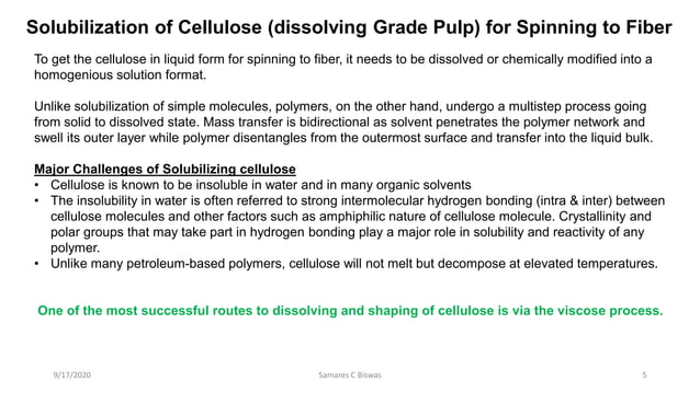 Chemistry of the viscose process 1 | PDF