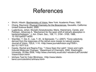 Chemistry Of Vision Final | PPT