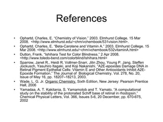 Chemistry Of Vision Final | PPT