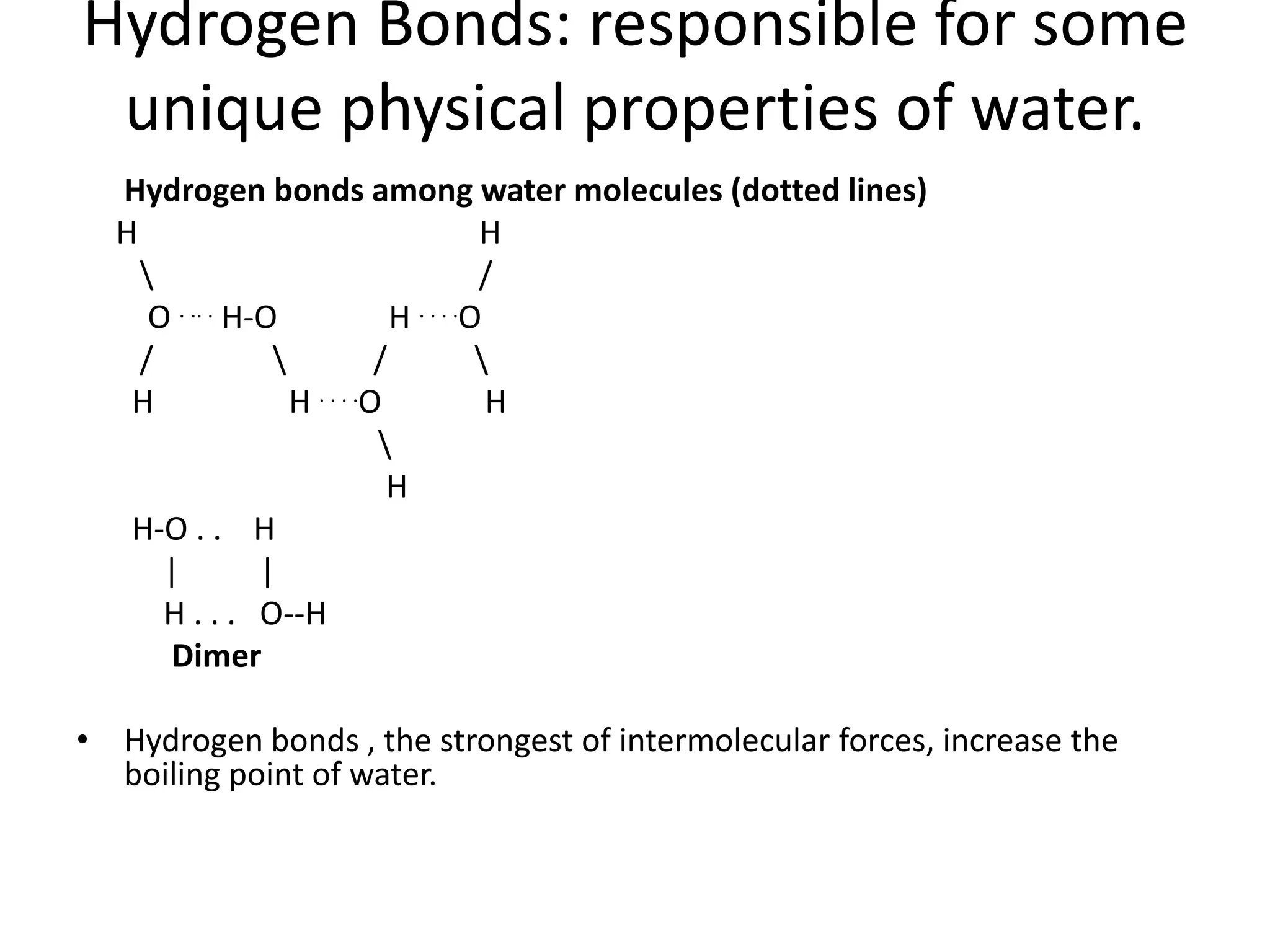Chemistry of Water_unique properties of water | PDF