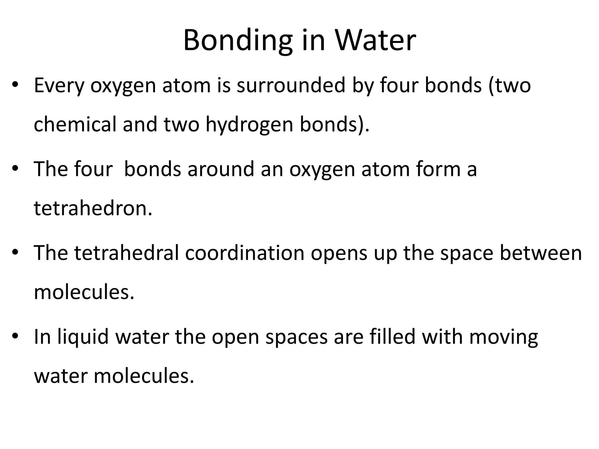 Chemistry of Water_unique properties of water | PDF