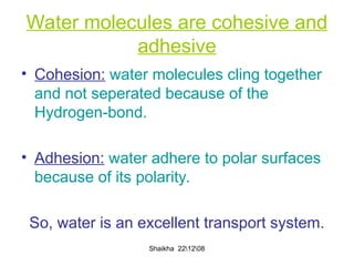 sifat air secara kimiawi dlam pengolahan air | PPT