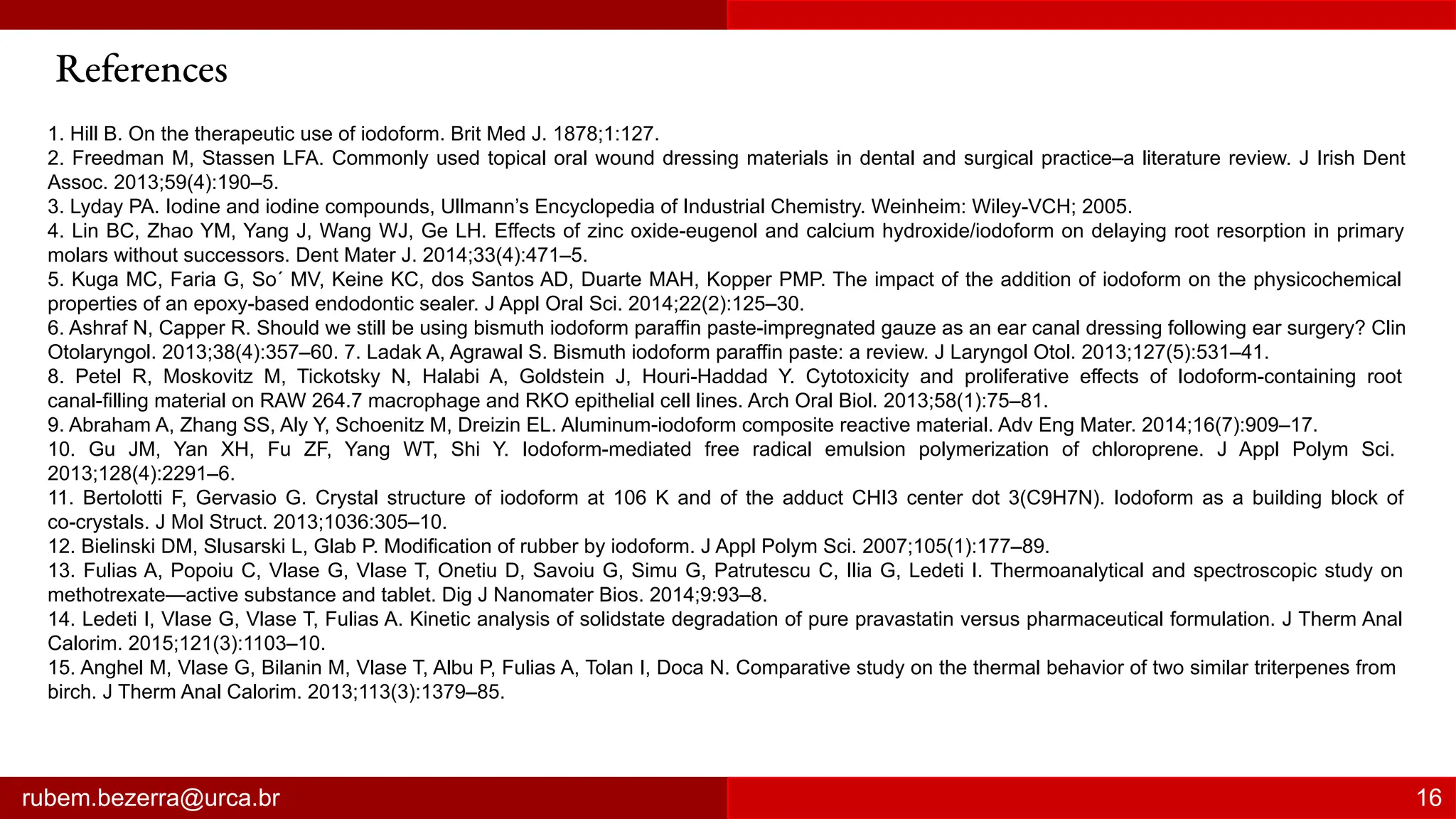 Investigation of thermal-induced decomposition of iodoform | PDF