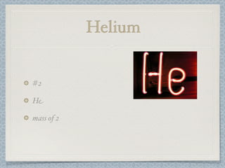 Chemistry periodic table presentation | KEY