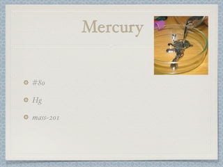 Chemistry periodic table presentation | KEY