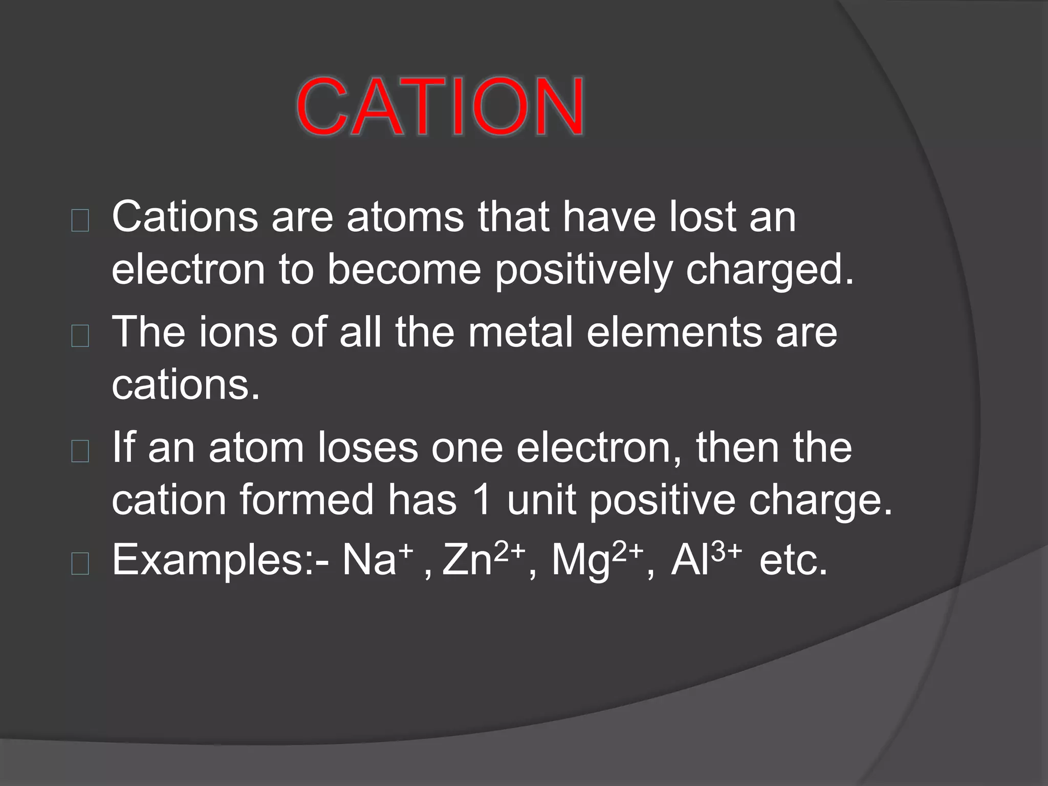 radicals and chemical formulae | PPTX
