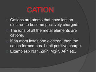 radicals and chemical formulae | PPTX