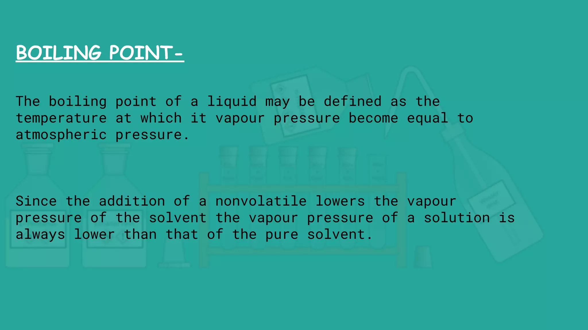 elevation in boiling point | PDF