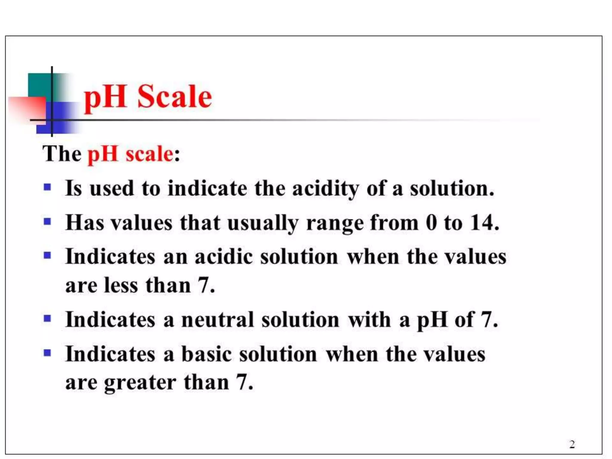 Chemistry pH ppt | PPTX