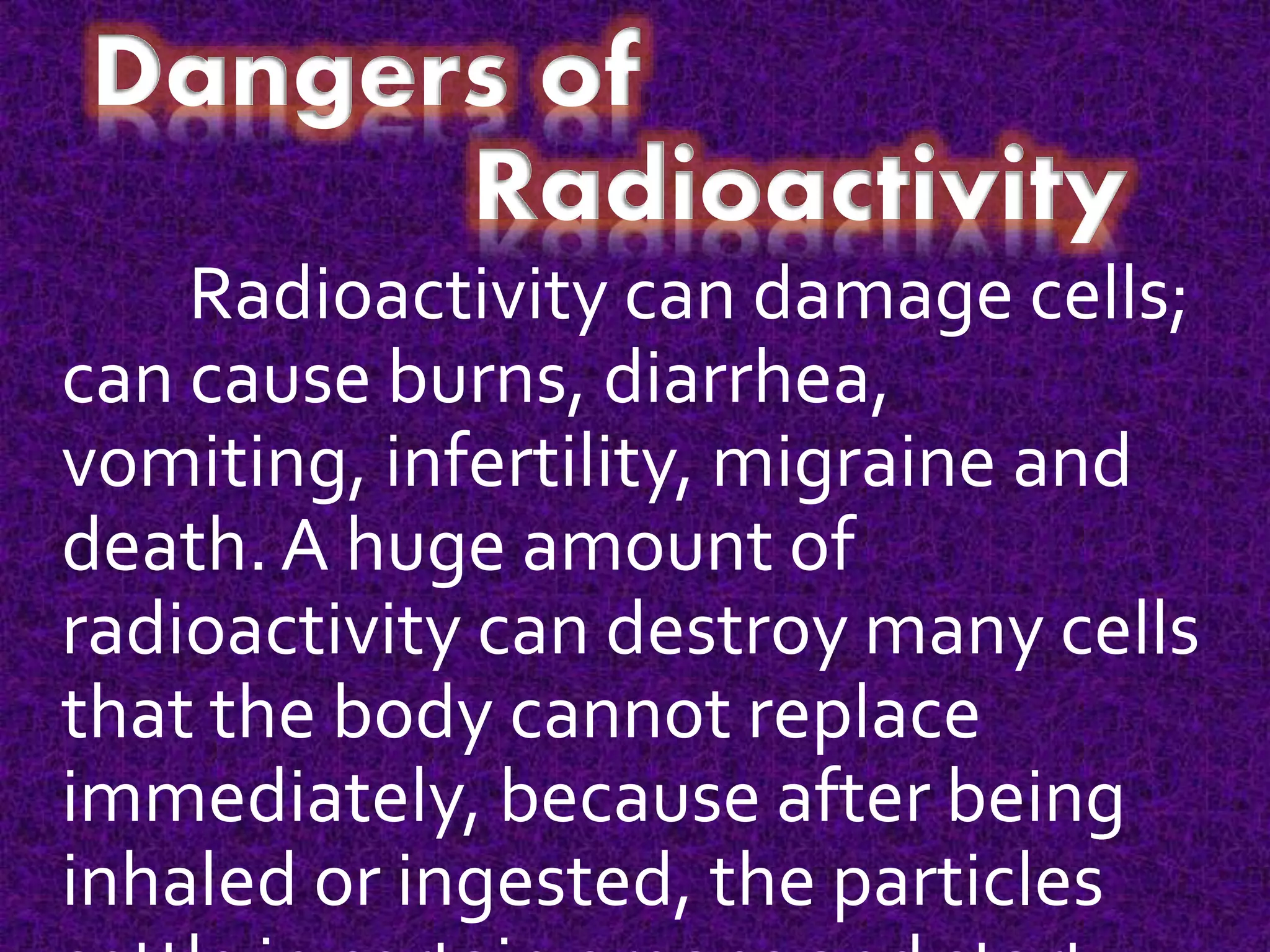 Chemistry ppt radioactivity | PPTX