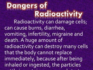 Chemistry ppt radioactivity | PPTX
