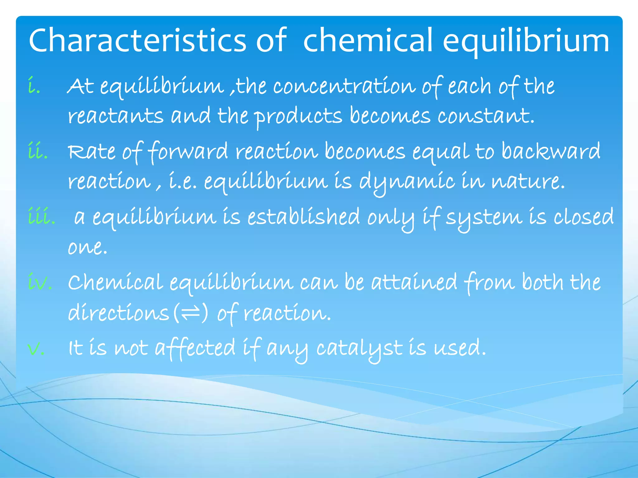 Chemistryppt chemical equilibrium | PPTX