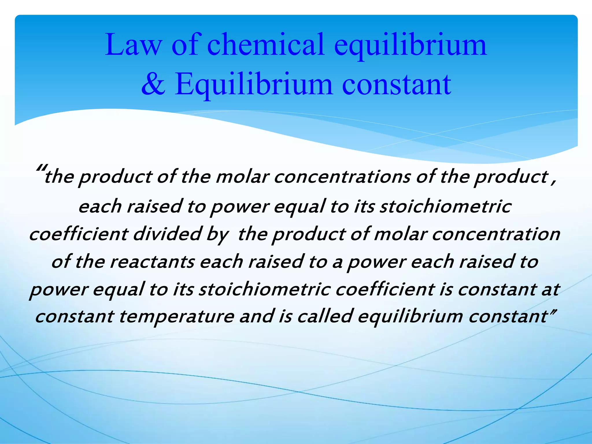 Chemistryppt chemical equilibrium | PPTX
