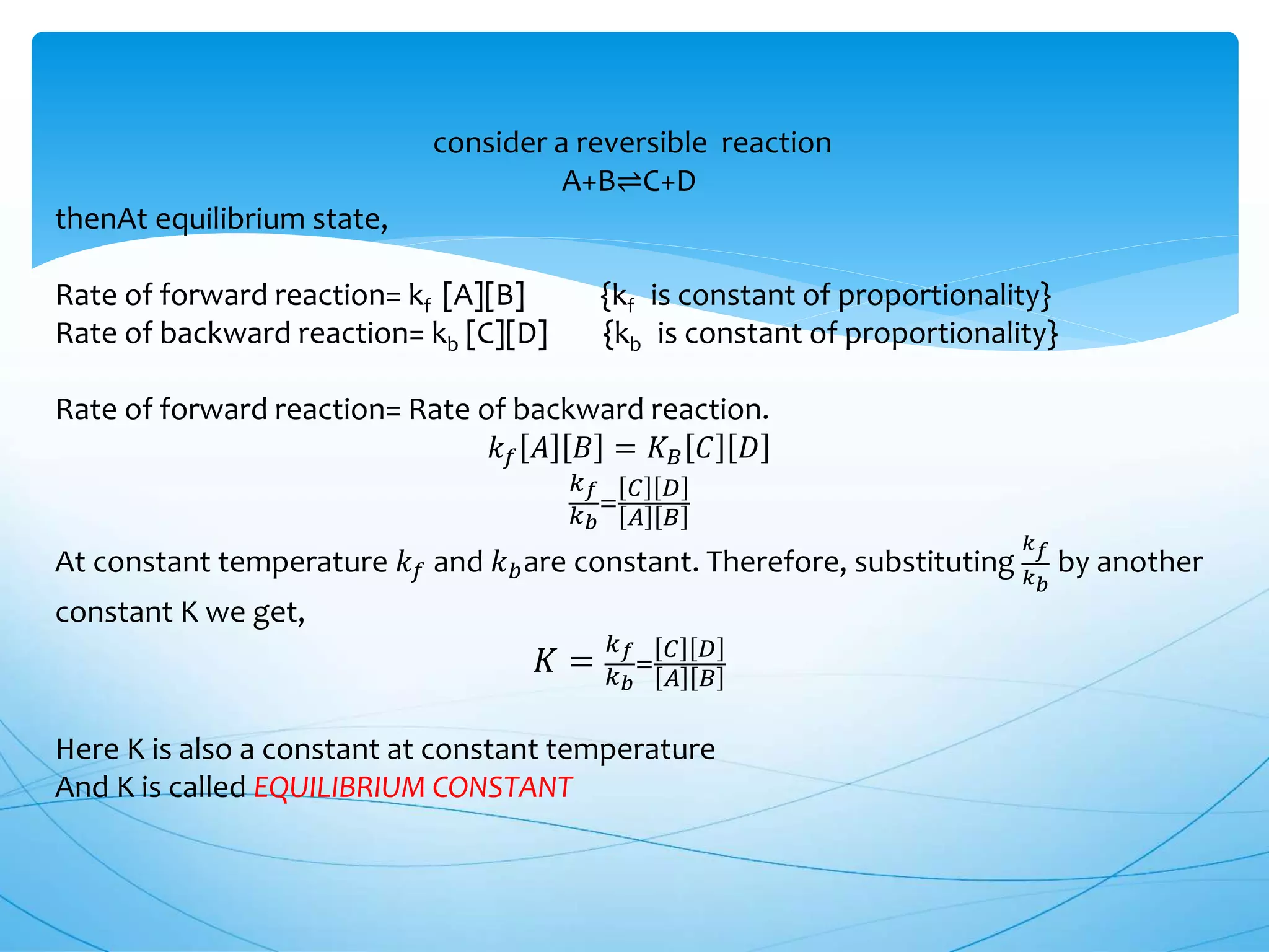 Chemistryppt chemical equilibrium | PPTX