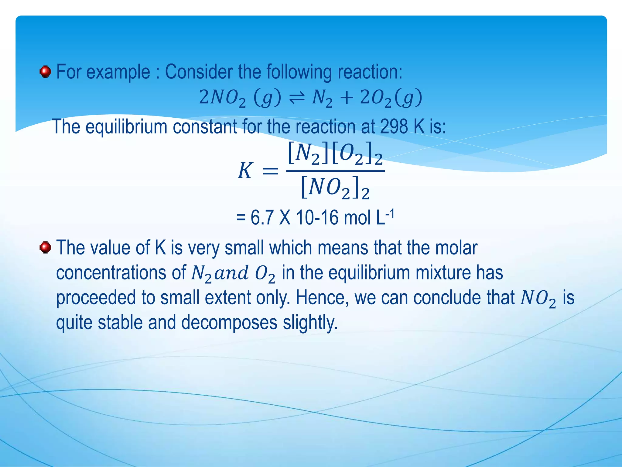 Chemistryppt chemical equilibrium | PPTX