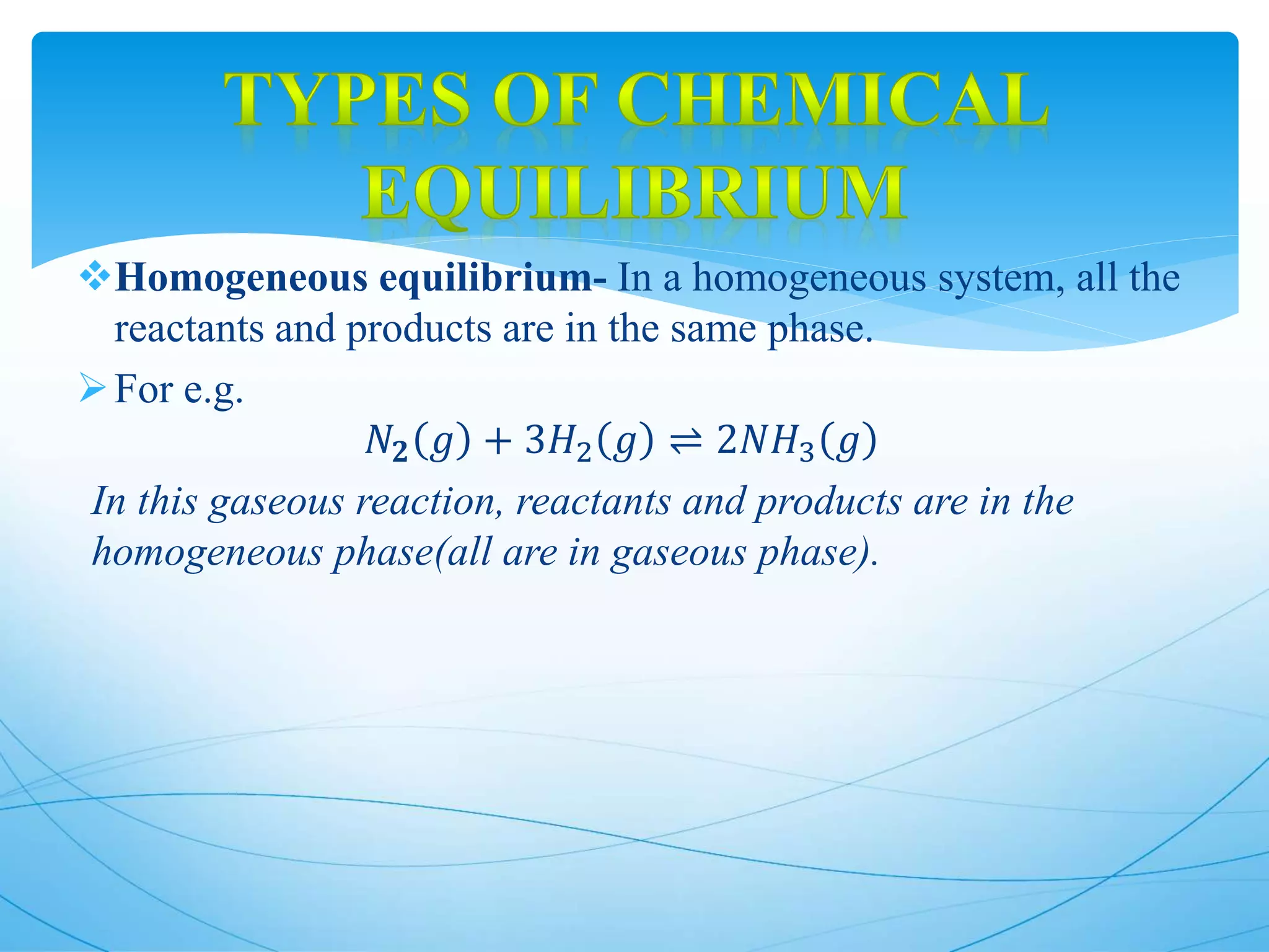Chemistryppt chemical equilibrium | PPTX