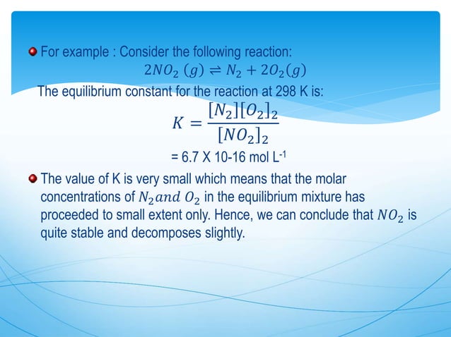 Chemistryppt chemical equilibrium | PPTX | Chemistry | Science