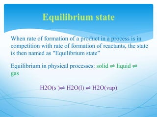 Chemistryppt chemical equilibrium | PPTX