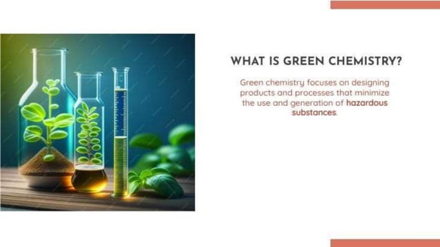 Chemistry presentation based on green chemistry | PPT