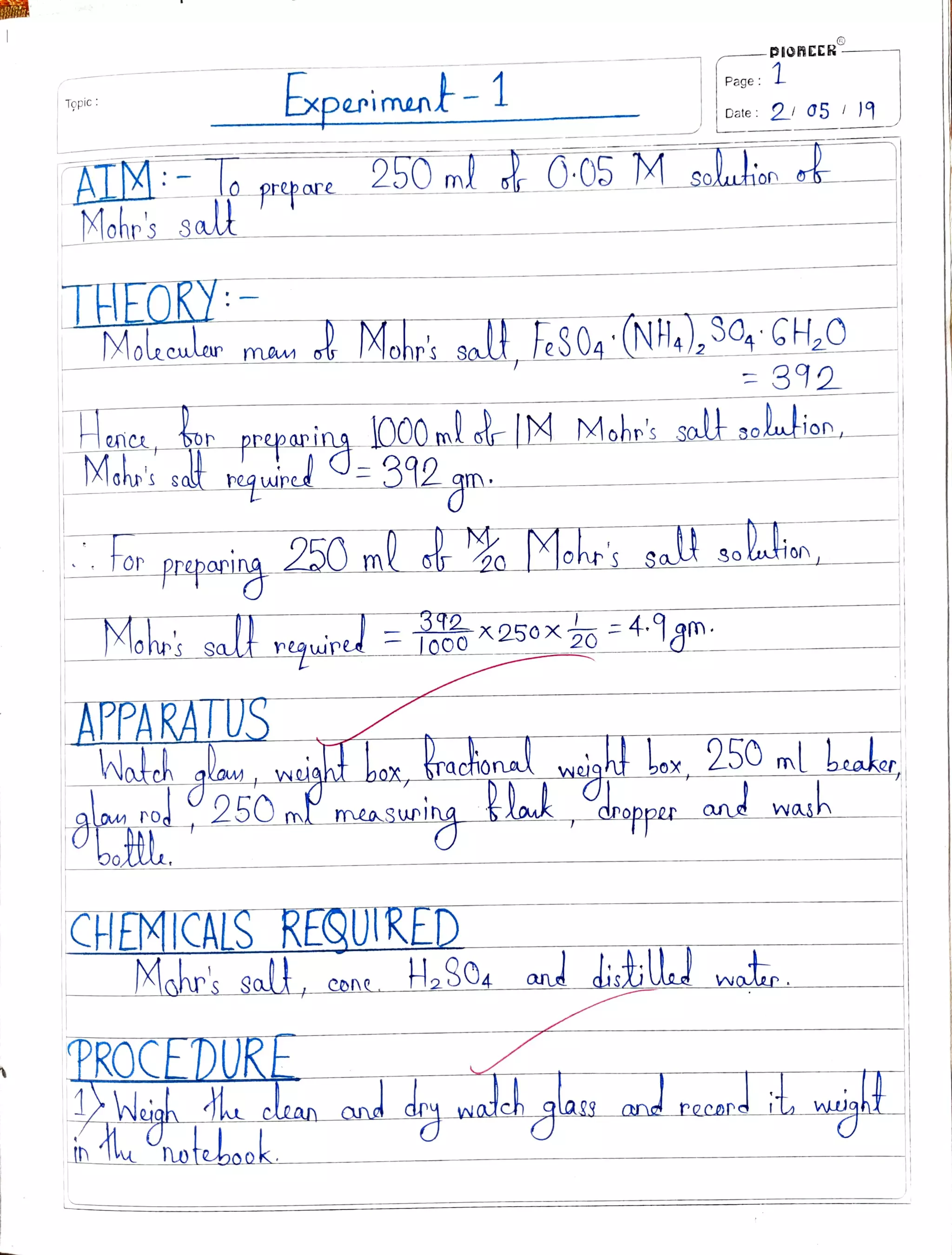 Chemistry practical | PDF
