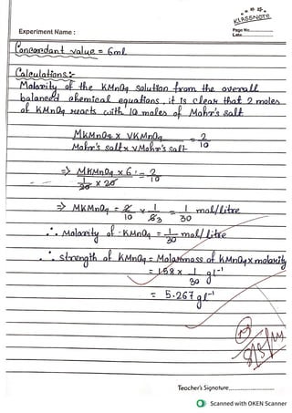 chemistry practical class 12.pdfvmhs students | PDF