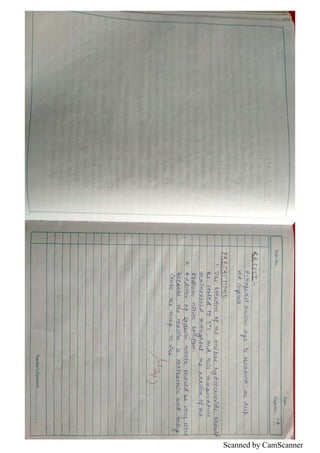 CHEMISTRY PRACTICAL RECORD XII | PDF