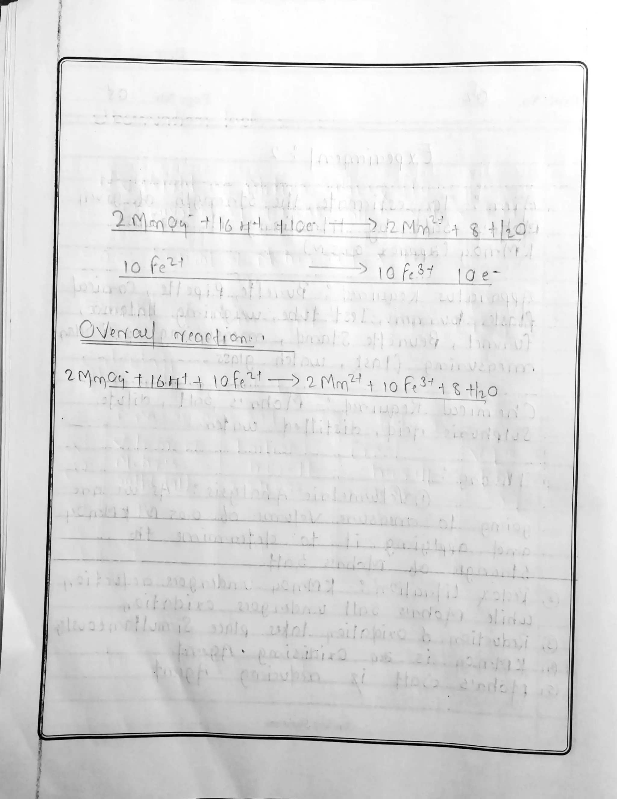 Bsc 1st Year Chemistry Practical File | PDF