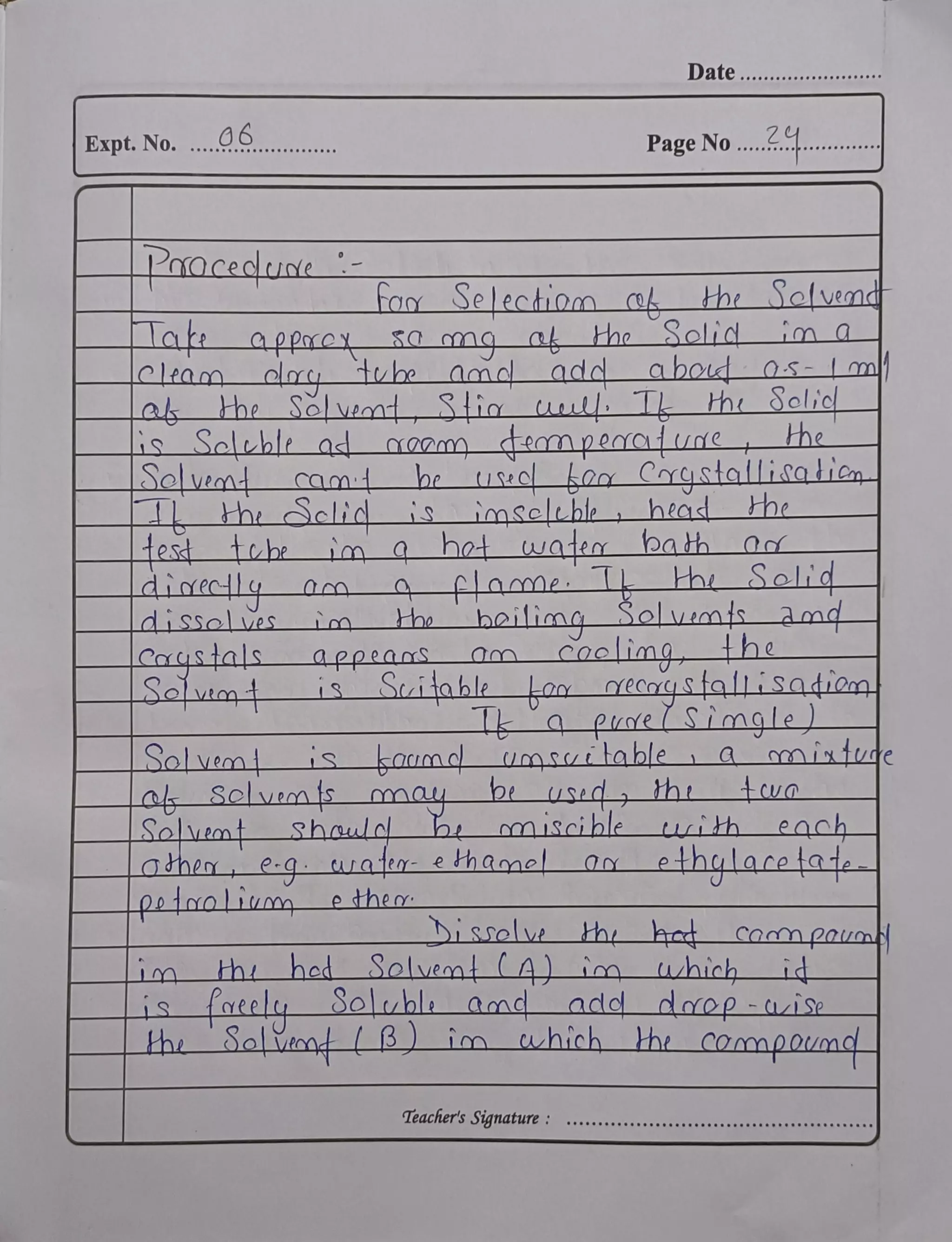 Bsc 1st Year Chemistry Practical File | PDF